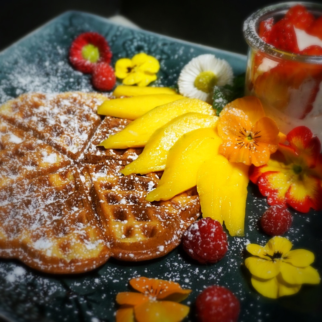 Mango Waffles